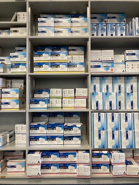 Storing Medical Face Masks and Respirators